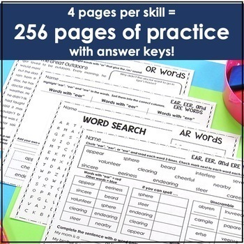 Multisyllabic Words Phonics Worksheets - Multisyllable Phonics Fluency ...