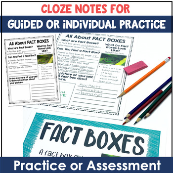 Nonfiction Text Features Worksheets Anchor Charts & Graphic Organizers ...